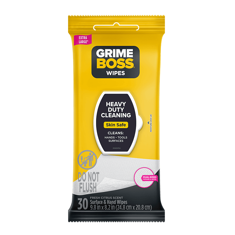 GRIMEBOSS | HEAVY DUTY HAND & SURFACE WIPES